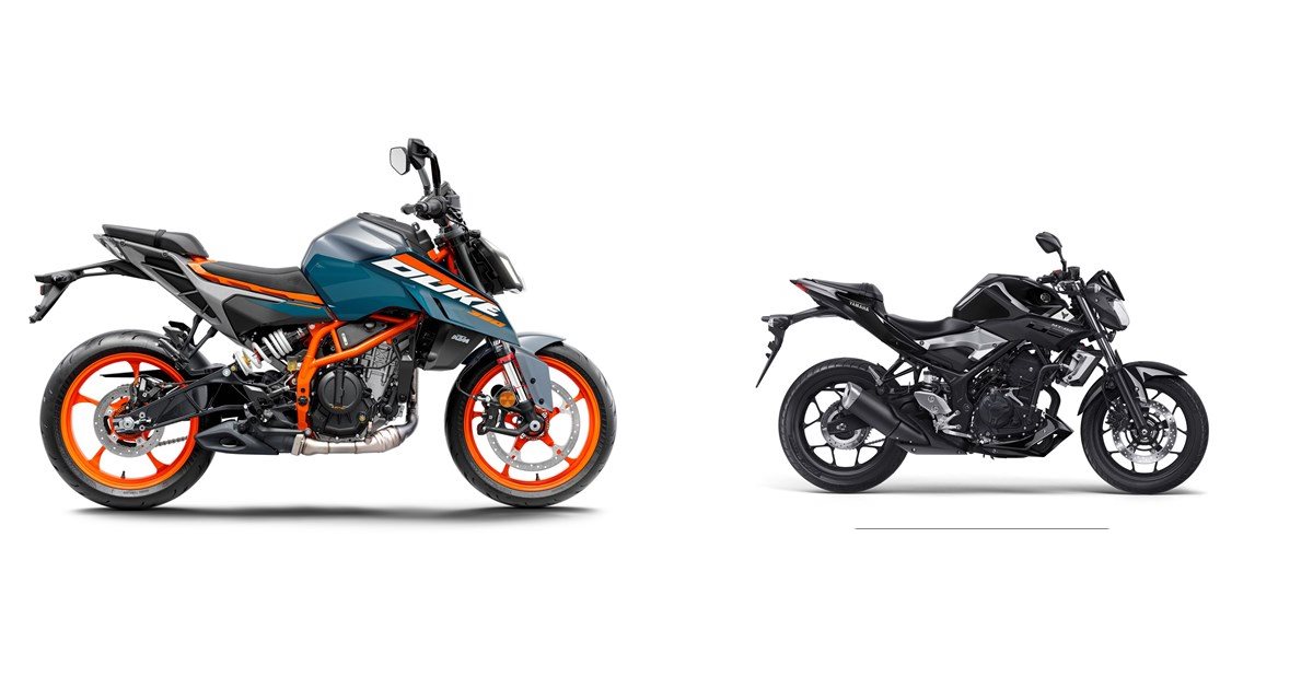 KTM 390 Duke 2024 vs Yamaha MT-03 2017