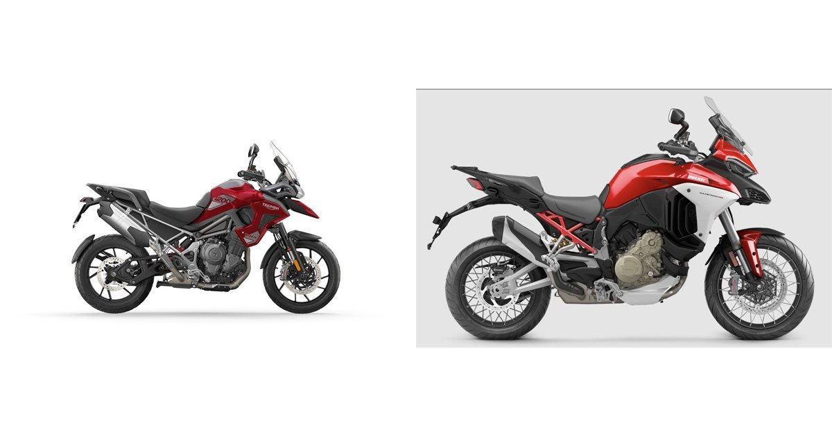 Triumph Tiger 1200 GT PRO 2024 vs Ducati Multistrada V4 S 2024