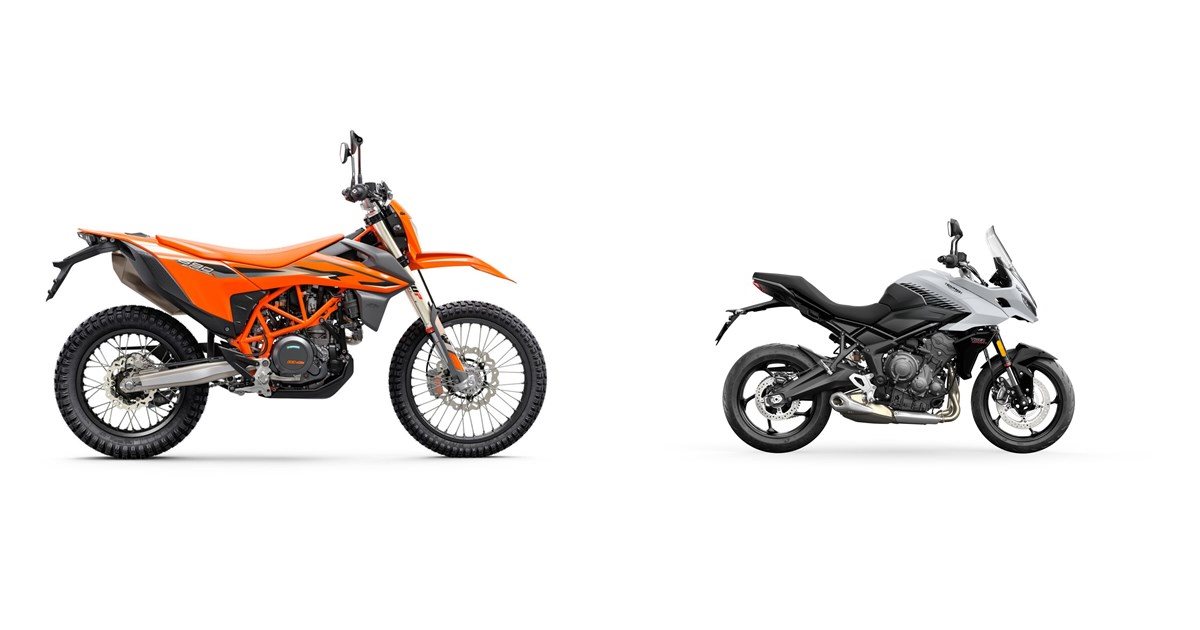 Motorrad Vergleich KTM 690 Enduro R 2024 vs. Triumph Tiger Sport 660 2024
