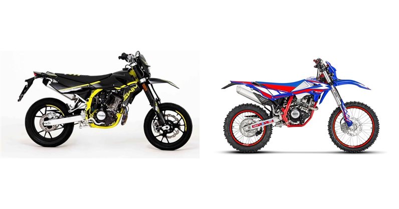 Motorrad Vergleich SWM SM 125 R 2024 vs. Beta RR 125 4T 2020