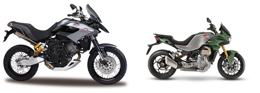 Motorrad Vergleich Moto Morini Granpasso 1200 2009 vs. Moto Guzzi V100 ...