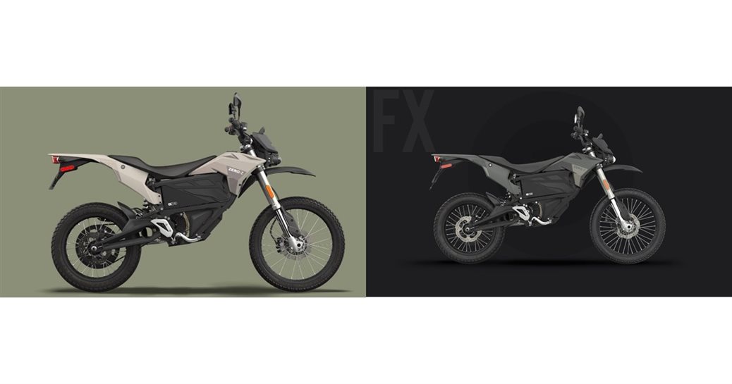 Motorrad Vergleich Zero FX 2022 vs. Zero FX 2024