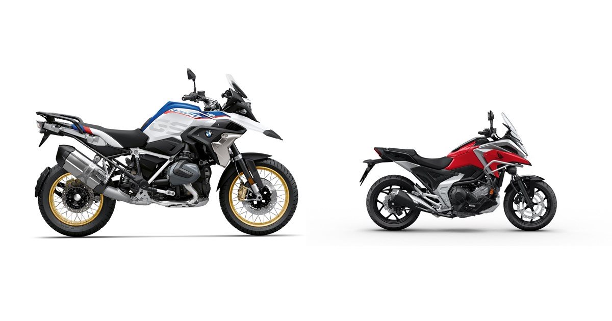 Motorrad Vergleich BMW R 1250 GS 2019 vs. Honda NC750X DCT 2021