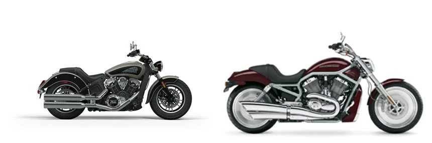 Indian Scout 2022 vs Harley-Davidson V-Rod VRSCA 2006