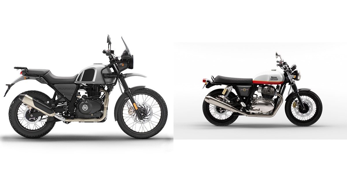 Royal Enfield Himalayan 410 2024 vs Royal Enfield Interceptor 650 2022