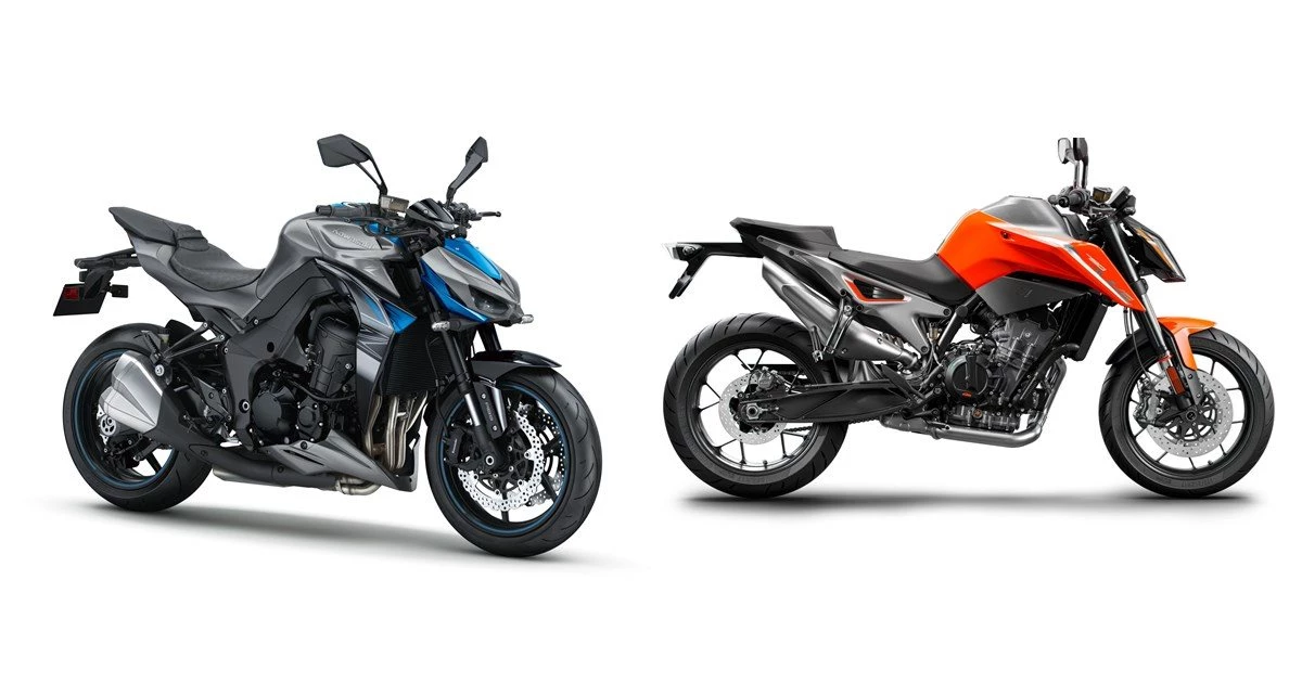 Kawasaki Z1000 2018 vs KTM 790 Duke 2019