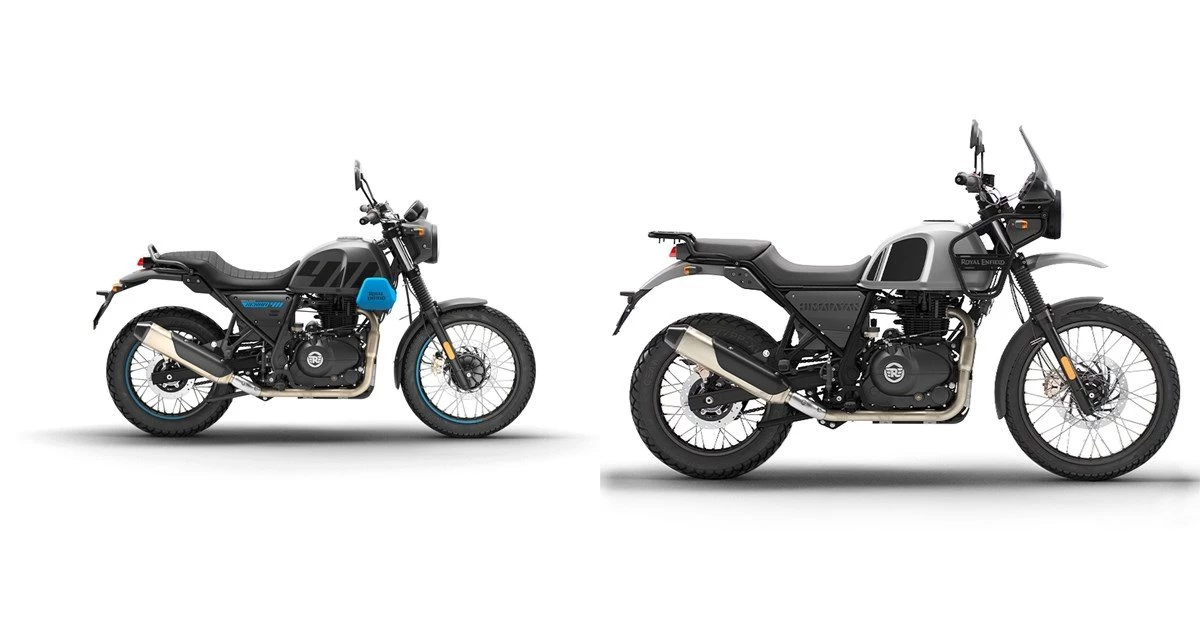 Royal Enfield Scram 411 2024 vs Royal Enfield Himalayan 410 2024