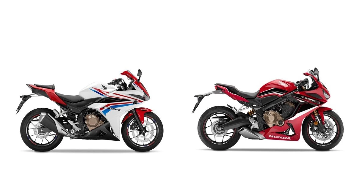 Motorrad Vergleich Honda CBR500R 2016 vs. Honda CBR650R 2021
