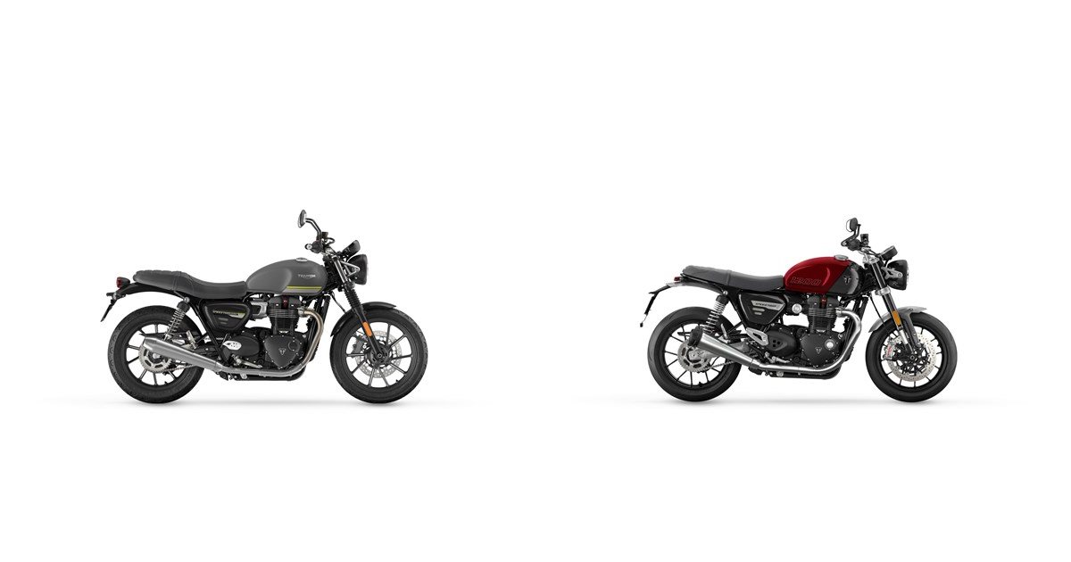 Motorrad Vergleich Triumph Speed Twin 900 2023 vs. Triumph Speed Twin ...