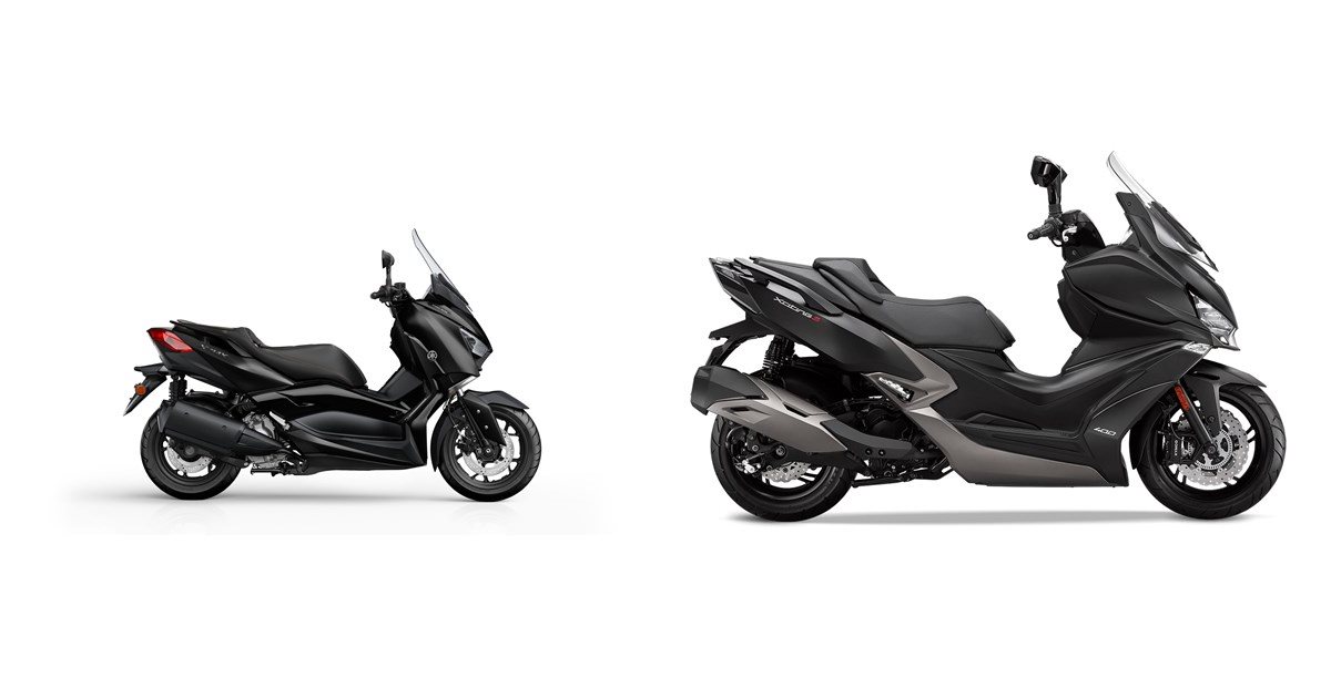 Motorrad Vergleich Yamaha XMAX 300 IRON MAX 2019 vs. Kymco Xciting S ...