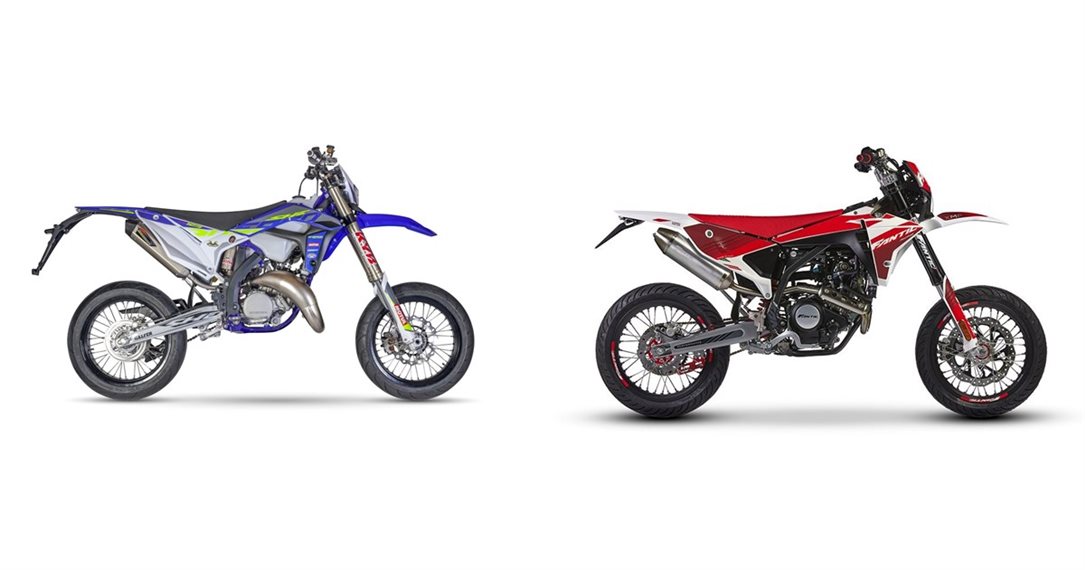 Sherco 125 2T SM FACTORY 2024 vs Fantic XMF 125 Performance 2024