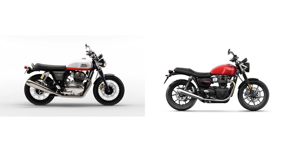 Royal Enfield Interceptor 650 2021 vs Triumph Street Twin 2019