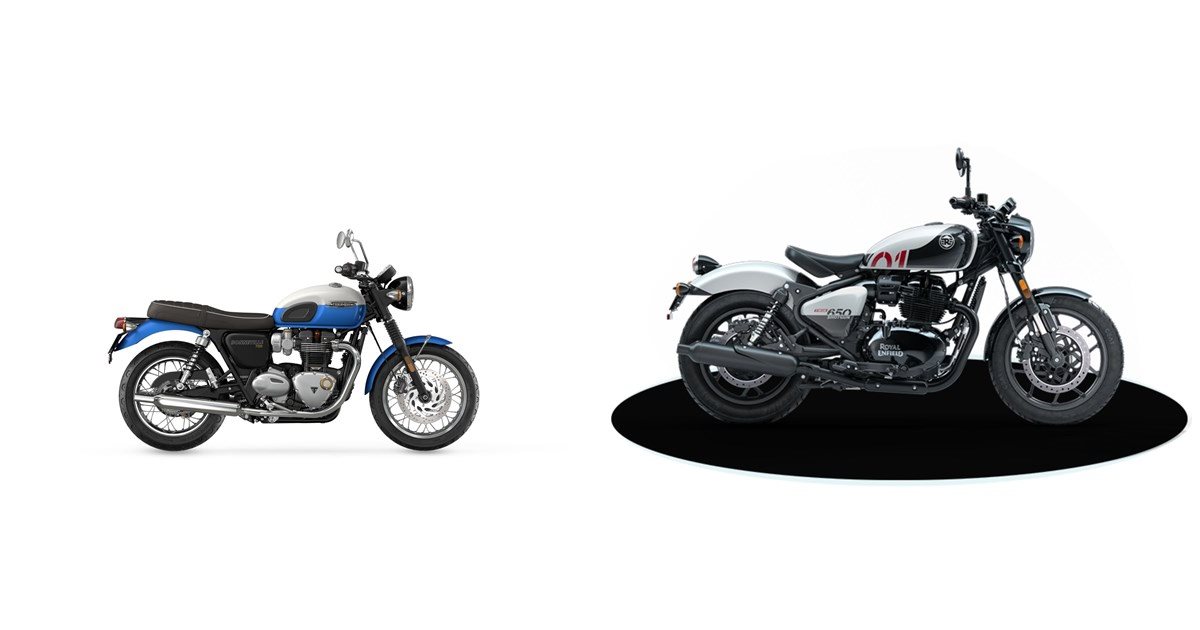 Triumph Bonneville T120 2023 vs Royal Enfield Shotgun 650 2024