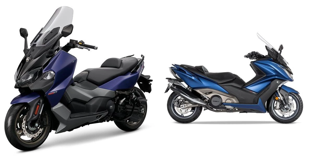 Motorrad Vergleich Sym Maxsym TL 2024 vs. Kymco AK 550i ABS 2023