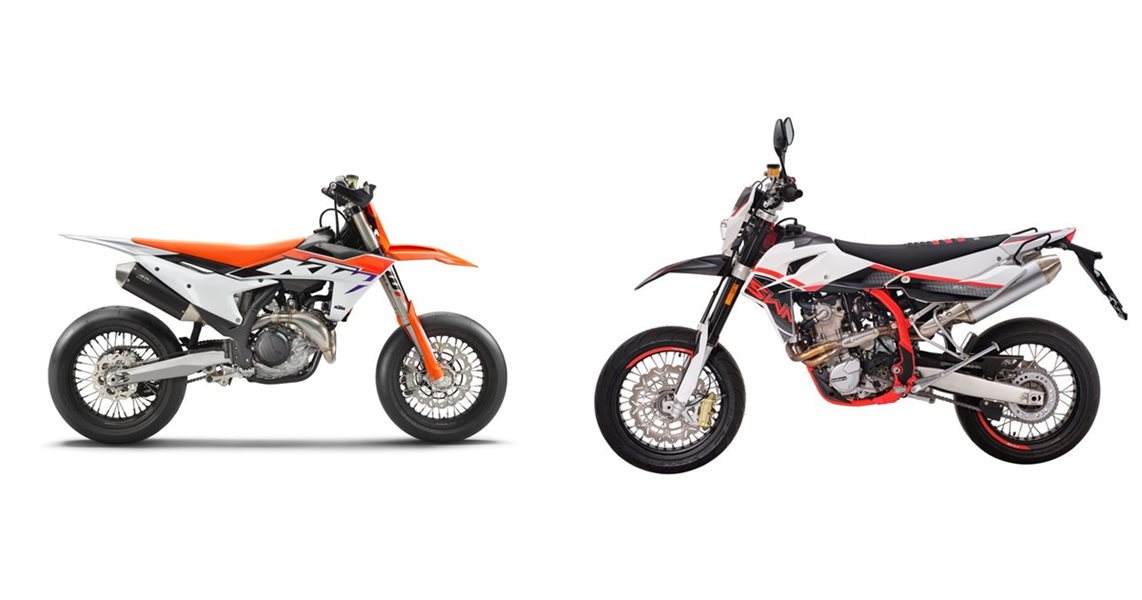 KTM 450 SMR 2023 vs SWM SM 500 R 2022