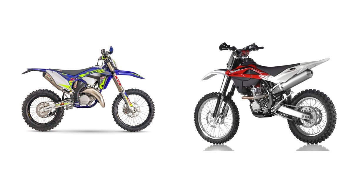 Motorrad Vergleich Sherco 125 SE Factory 2022 vs. Husqvarna TXC 310 R 2013