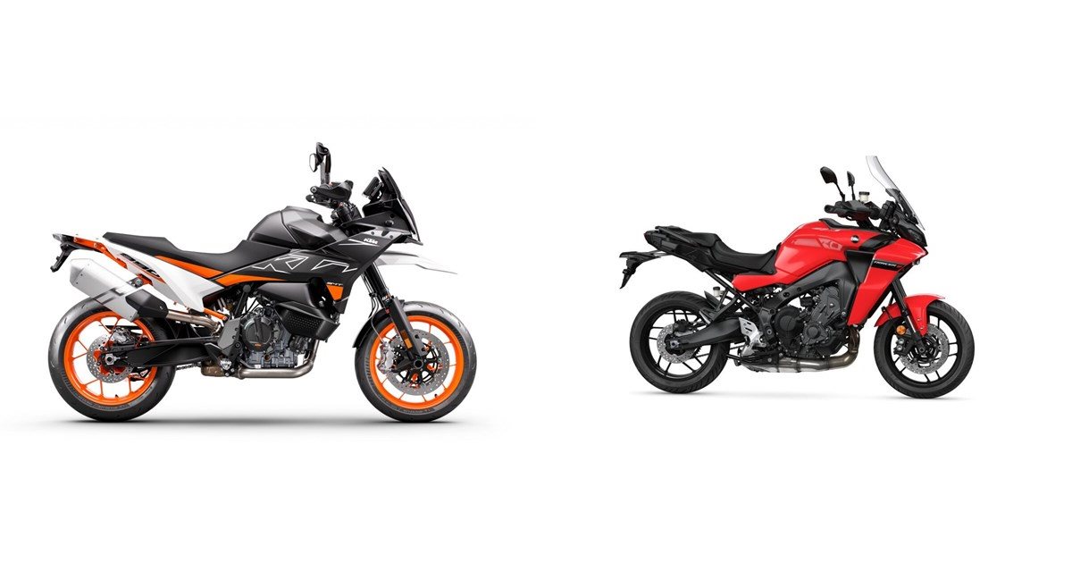 Motorrad Vergleich KTM 890 SMT 2024 vs. Yamaha Tracer 9 2024
