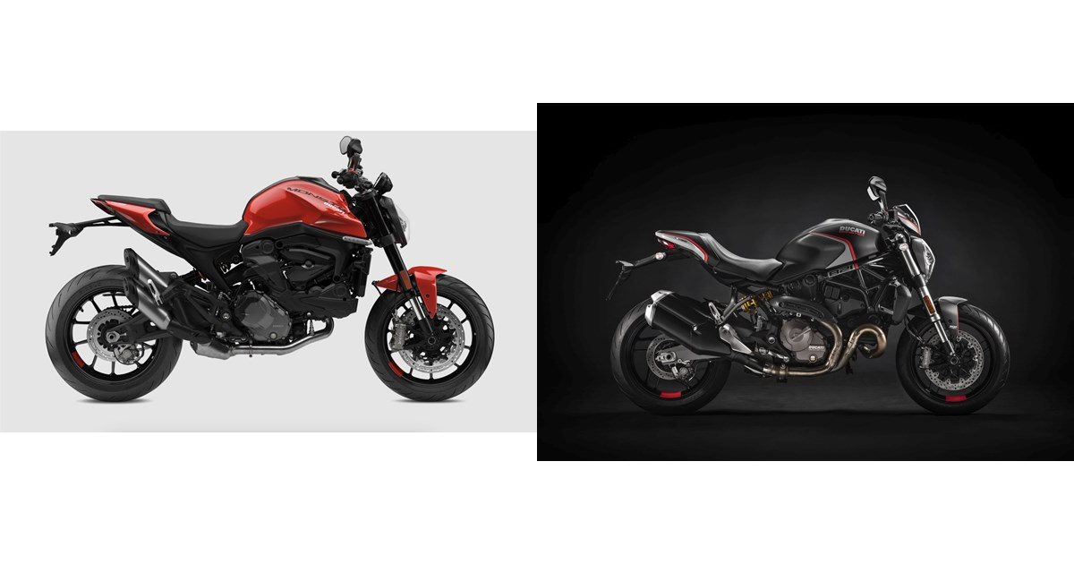 Ducati Monster 2024 vs Ducati Monster 821 Stealth 2020