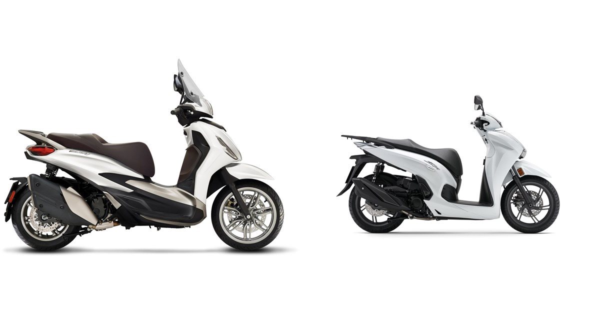 Piaggio Beverly 400 2021 vs Honda SH350i 2024