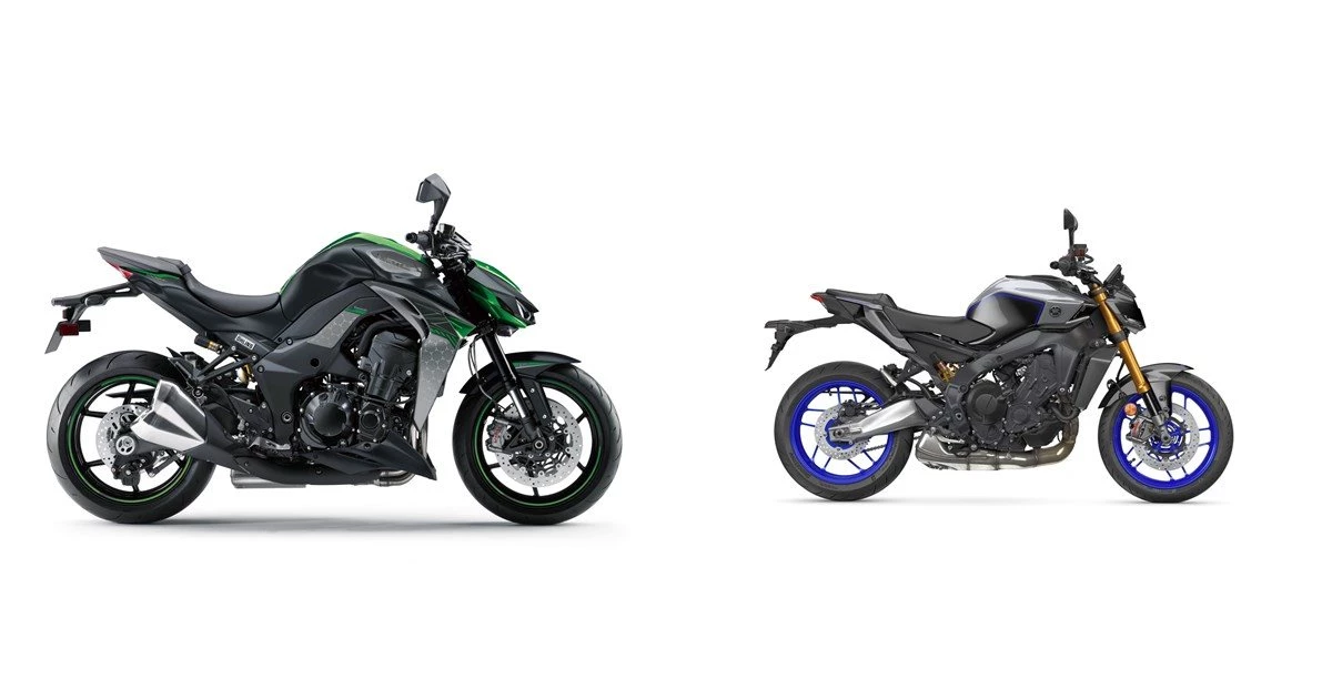 Kawasaki Z1000 R 2020 vs Yamaha MT-09 SP 2024