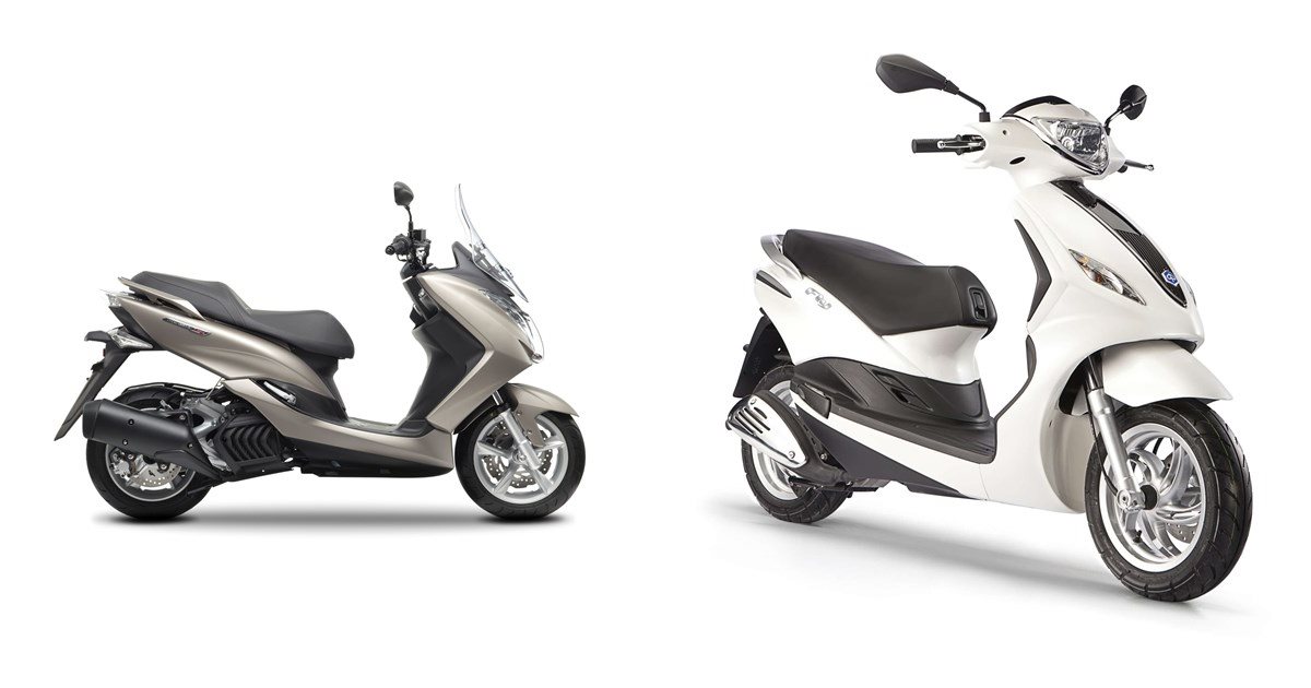 Motorrad Vergleich Yamaha Majesty S 125 2015 vs. Piaggio New Fly 125 i ...