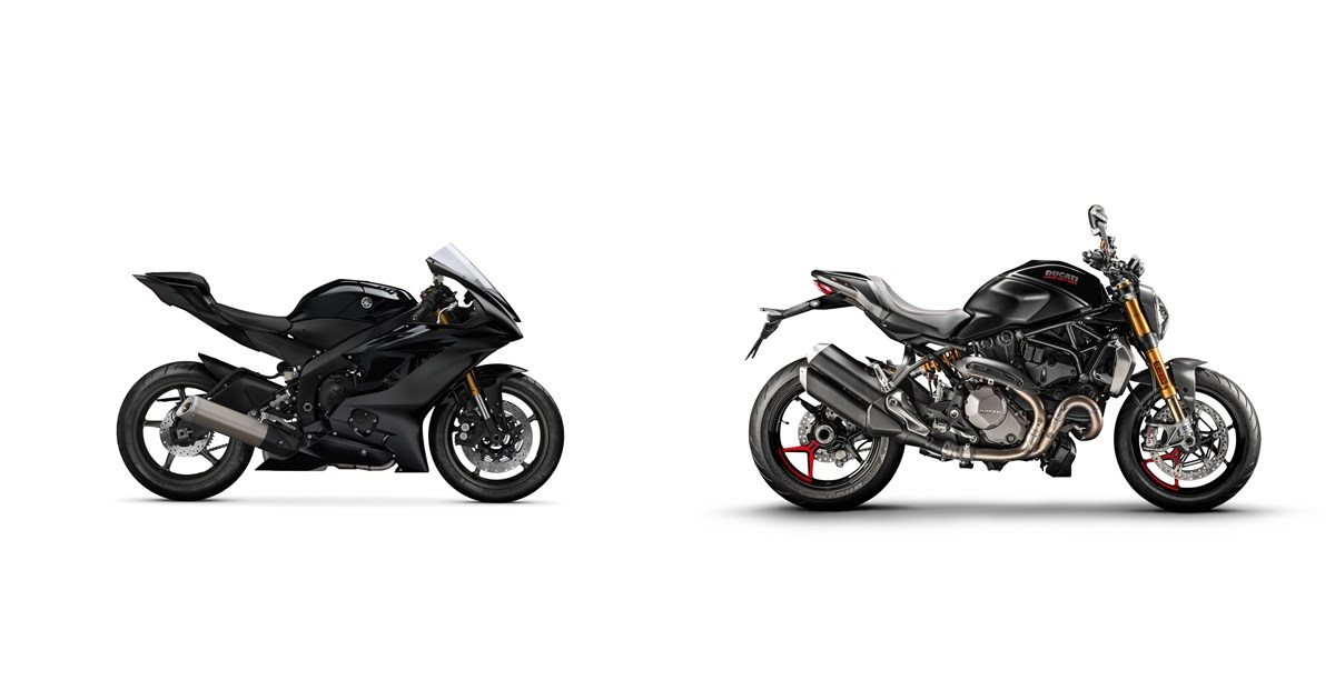 Yamaha R6 RACE 2024 vs Ducati Monster 1200 S 2020