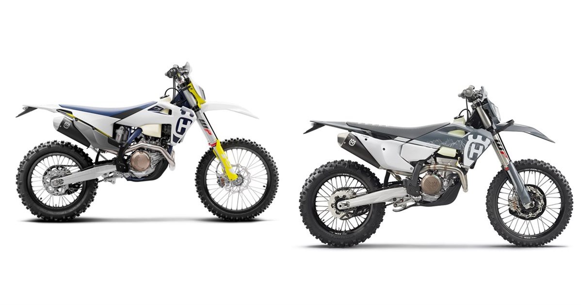 Motorrad Vergleich Husqvarna FE 450 2020 vs. Husqvarna FE 350 PRO 2024