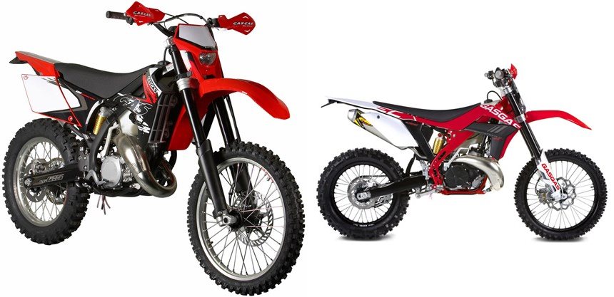 Motorrad Vergleich GASGAS EC 125 2009 vs. GASGAS EC 125 2014