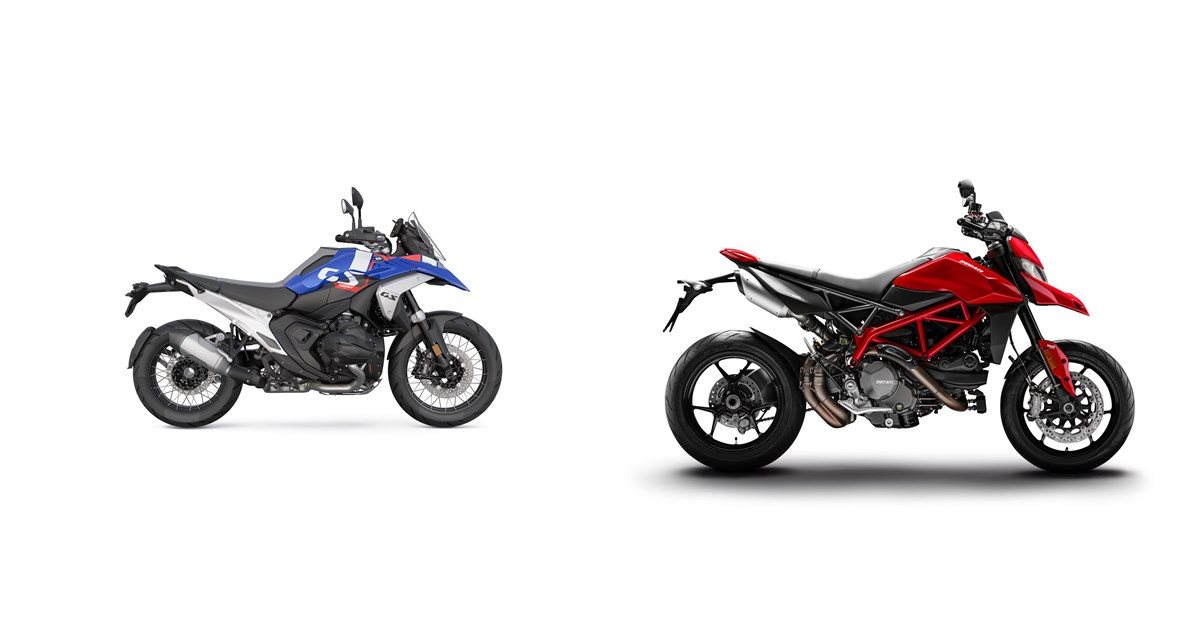 BMW R 1300 GS 2024 vs Ducati Hypermotard 950 2020