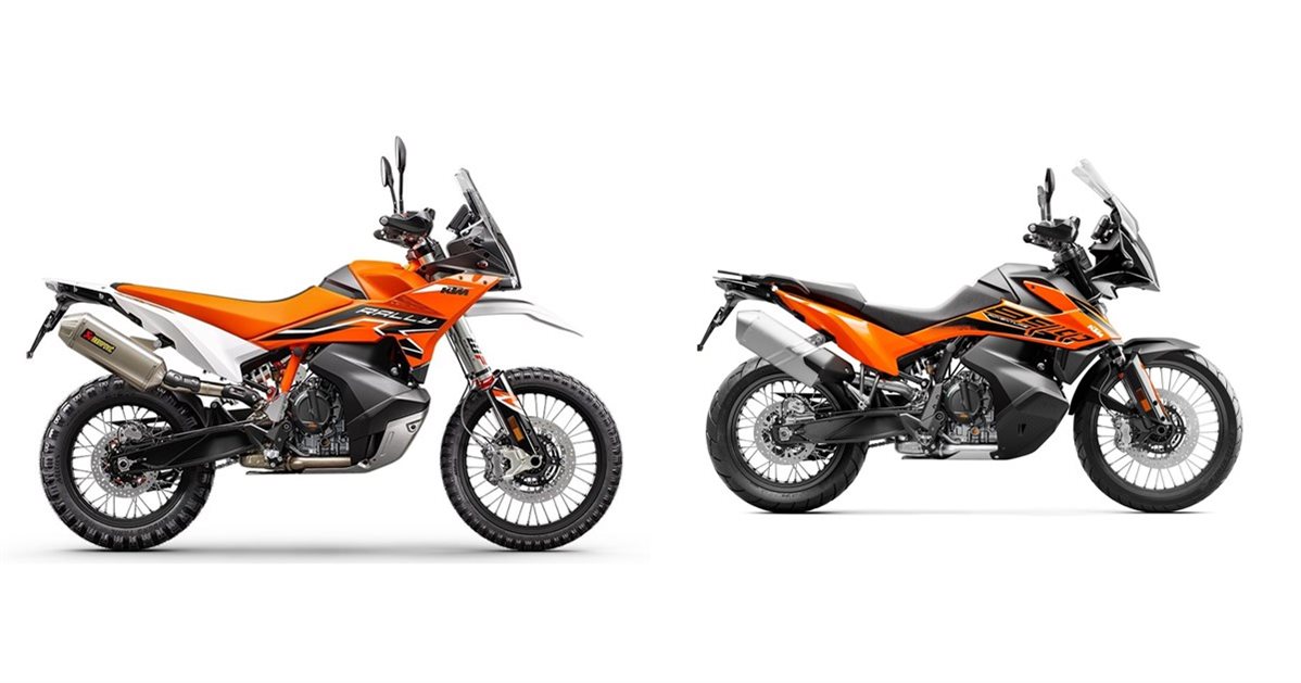 KTM 890 Adventure R Rally 2024 vs KTM 890 Adventure 2022