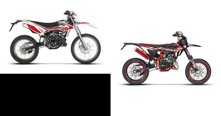 Motorrad Vergleich Beta RR 50 2019 vs. Beta RR 50 Motard Track 2024