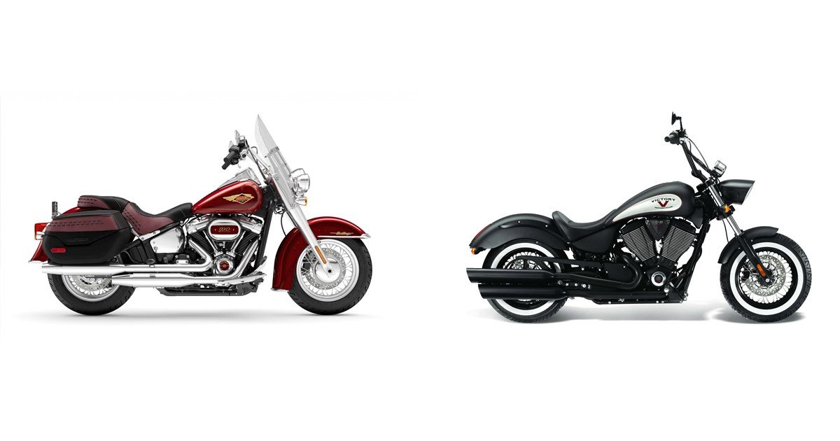 Motorrad Vergleich Harley-Davidson Softail Heritage Classic 114 FLHCS ...