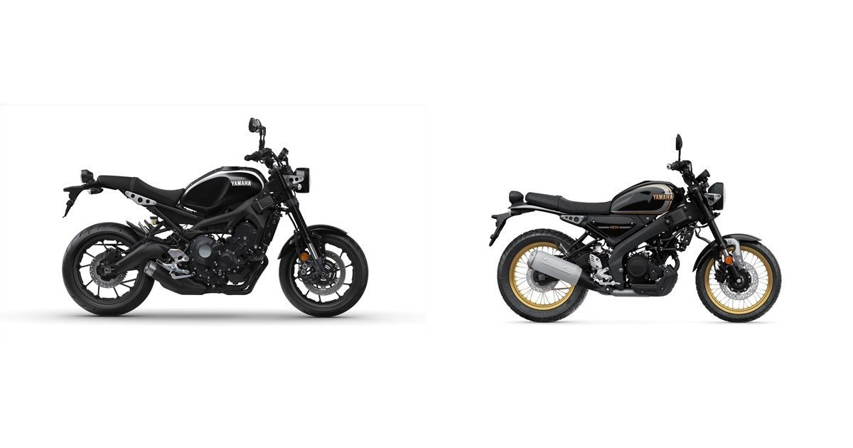 Motorrad Vergleich Yamaha XSR900 2017 vs. Yamaha XSR125 Legacy 2022