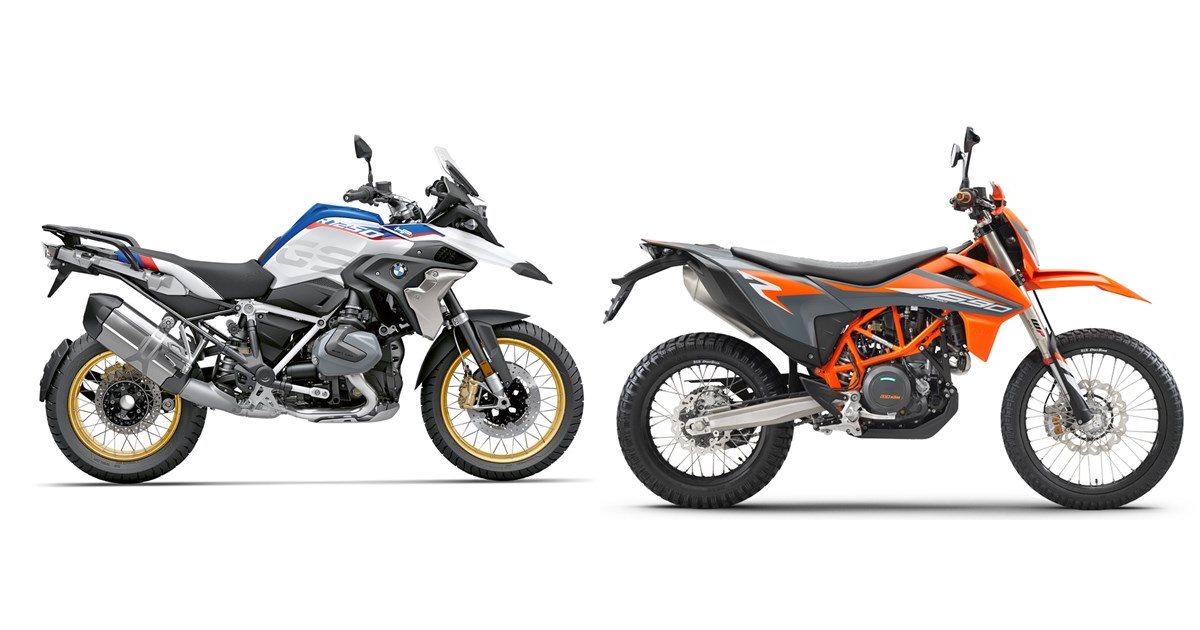 Motorrad Vergleich BMW R 1250 GS 2022 vs. KTM 690 Enduro R 2022