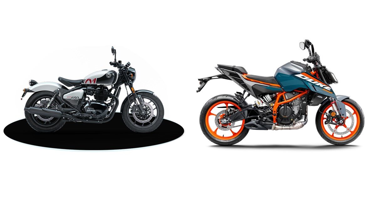 Royal Enfield Shotgun 650 2024 vs KTM 390 Duke 2024