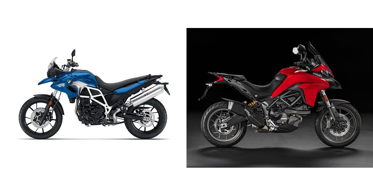 Motorrad Vergleich BMW F 700 GS 2018 vs. Ducati Multistrada 950 2017