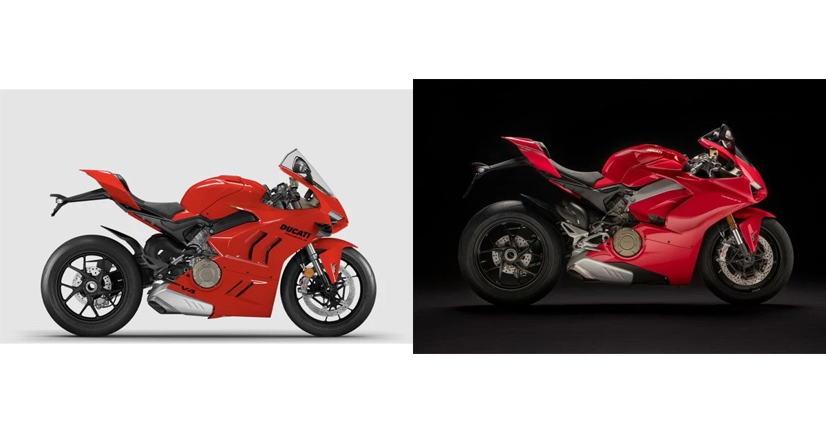 Motorrad Vergleich Ducati Panigale V4 2024 vs. Ducati Panigale V4 2019