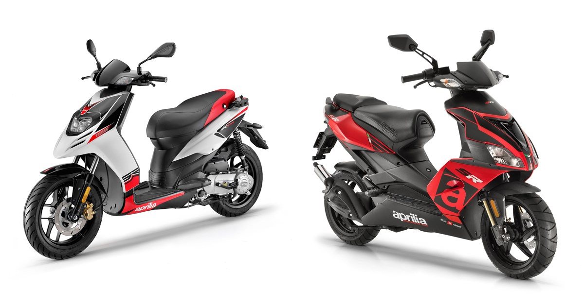 Motorrad Vergleich Aprilia SR 50 Motard 2016 vs. Aprilia SR 50 R 2019