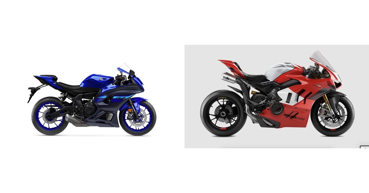 Yamaha R7 2024 vs Ducati Panigale V4 R 2024
