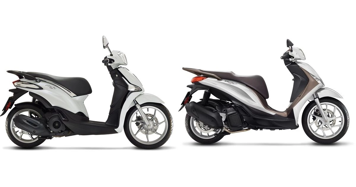 Motorrad Vergleich Piaggio Liberty 125 2024 vs. Piaggio Medley 125 2024