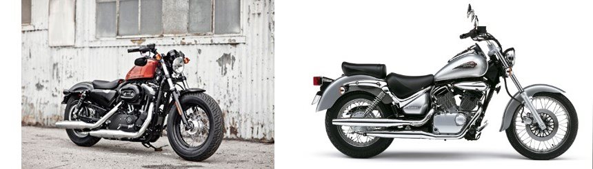 Motorrad Vergleich Harley-Davidson Sportster XL 1200X Forty-Eight 2011 ...