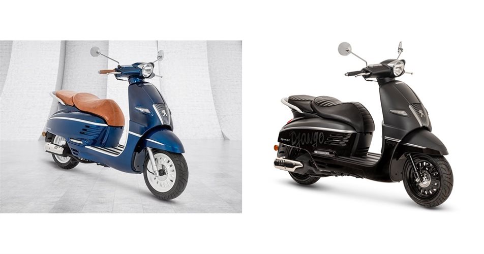 Motorrad Vergleich Peugeot Django 125 ABS 2024 vs. Peugeot Django 150 ABS 2020