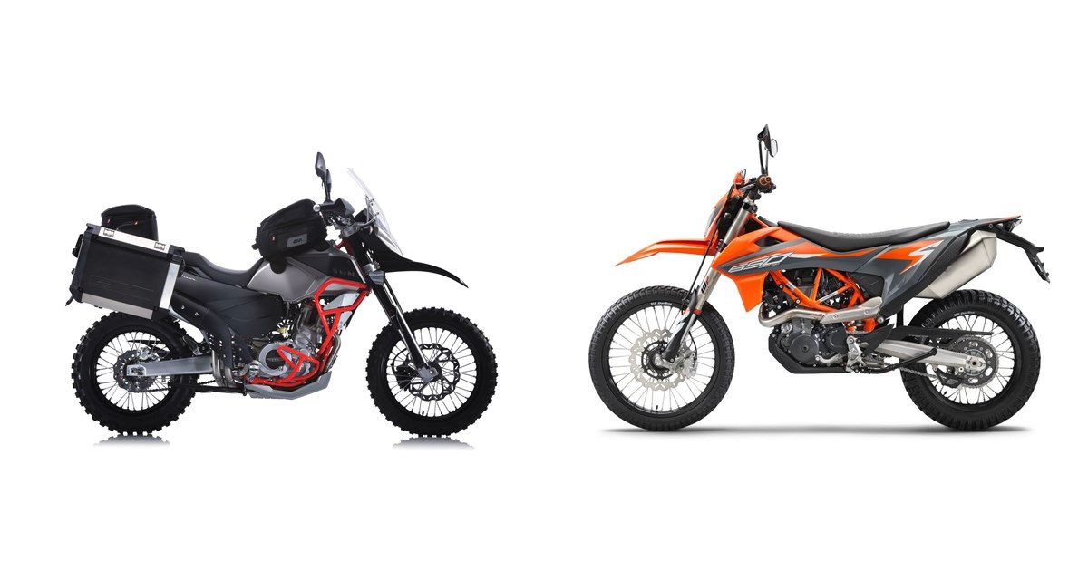 SWM Super Dual 650 2018 vs KTM 690 Enduro R 2021