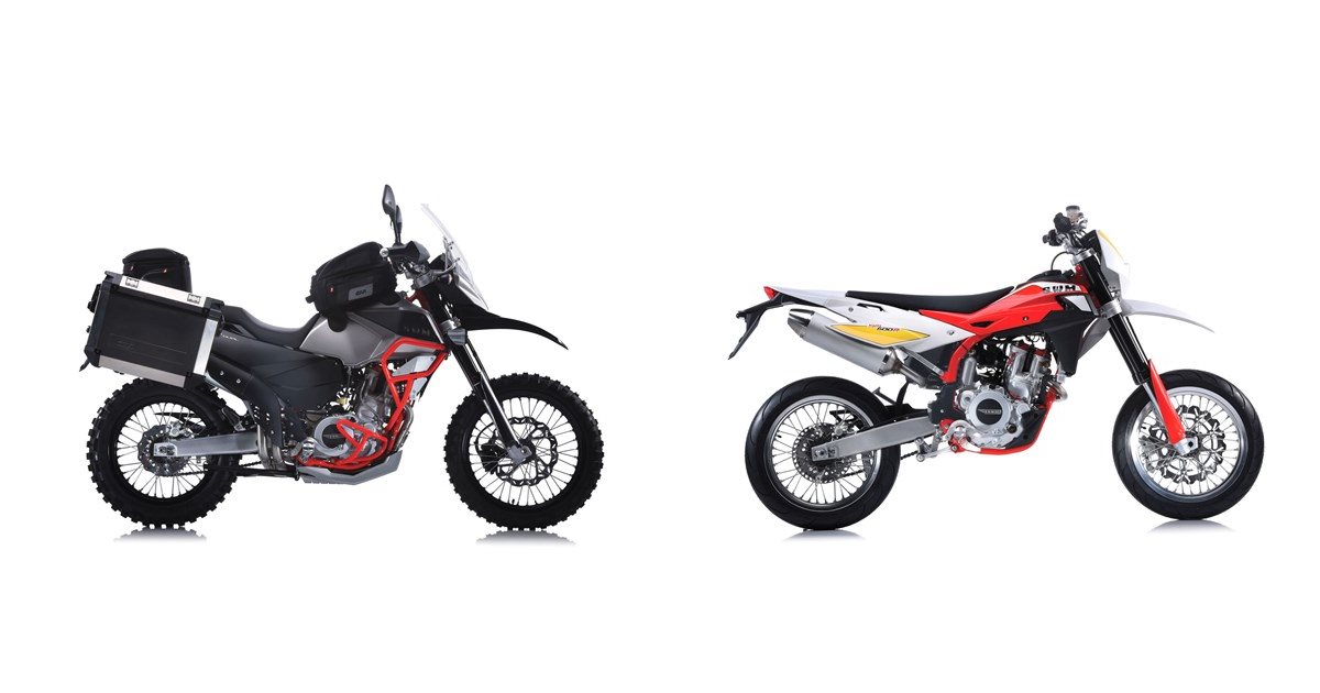 Motorrad Vergleich SWM Super Dual 650 2016 vs. SWM SM 500 R 2016