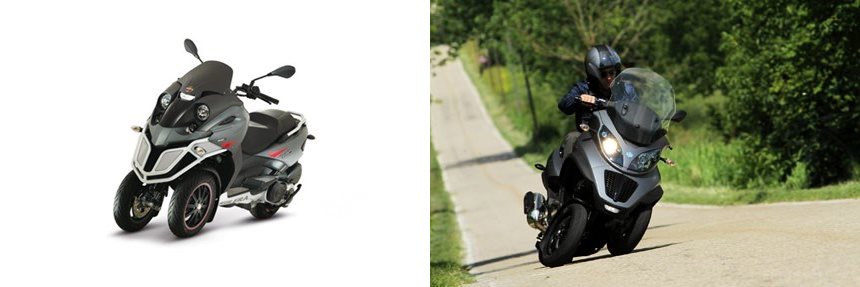 Motorrad Vergleich Gilera Fuoco 500 ie 2012 vs. Piaggio MP3 500ie LT ...