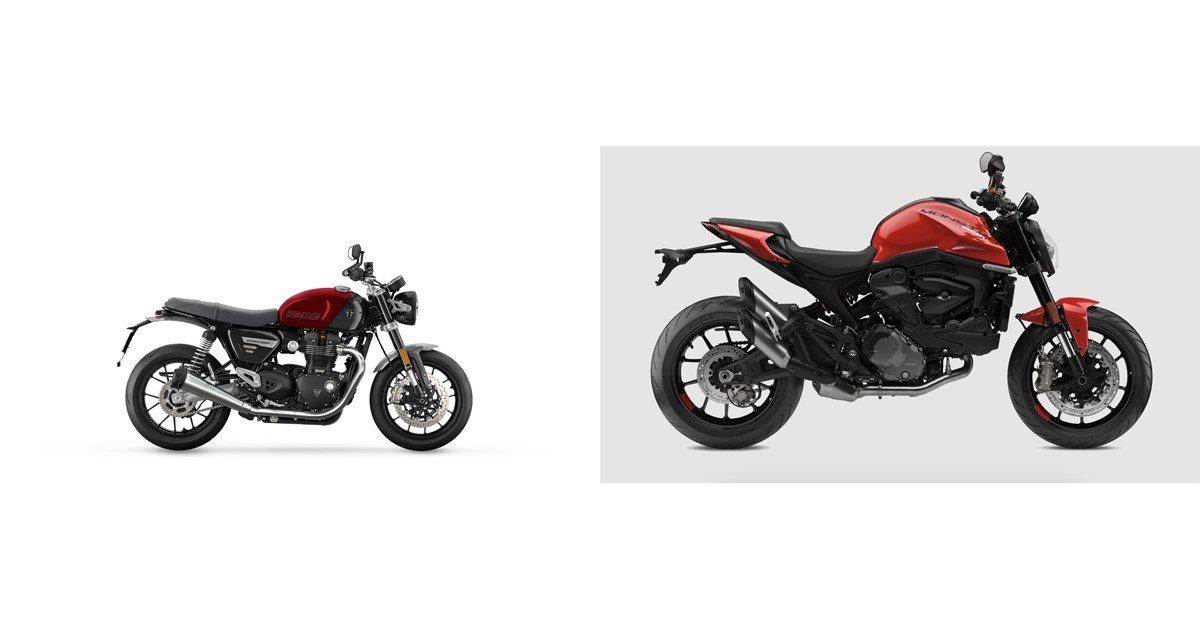 Triumph Speed Twin 1200 2024 vs Ducati Monster 2024
