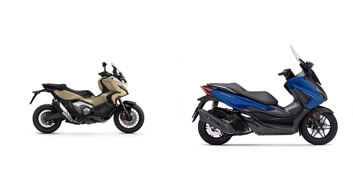 Motorrad Vergleich Honda X-ADV 2022 vs. Honda Forza 125 2024
