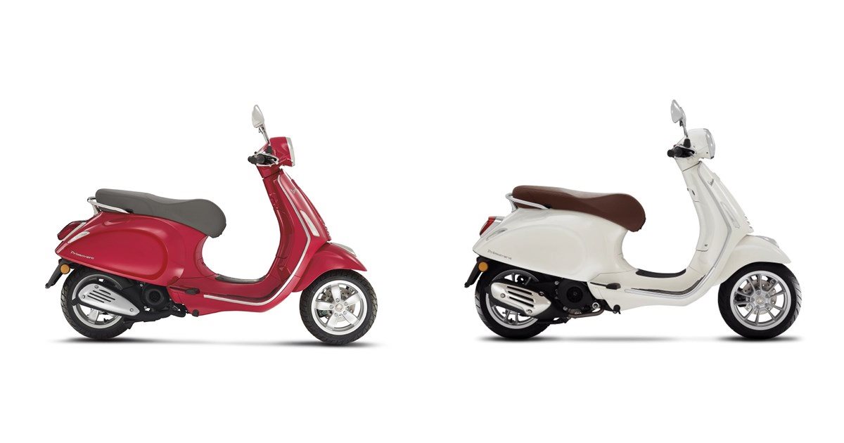 Motorrad Vergleich Vespa Primavera 125 i.e. 3V 2017 vs. Vespa Primavera ...