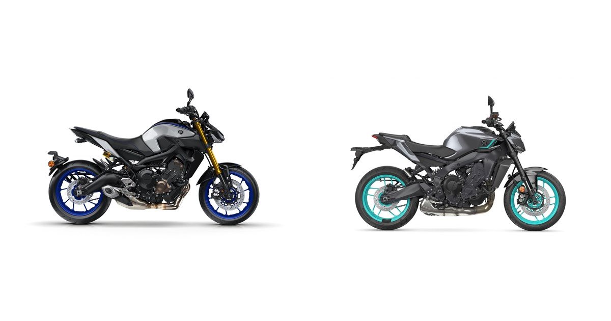 Motorrad Vergleich Yamaha MT-09 SP 2020 vs. Yamaha MT-09 2024