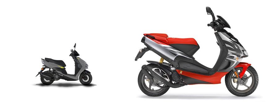 Motorrad Vergleich Motron Breezy 50 2022 vs. Aprilia SR 50 Street 2009